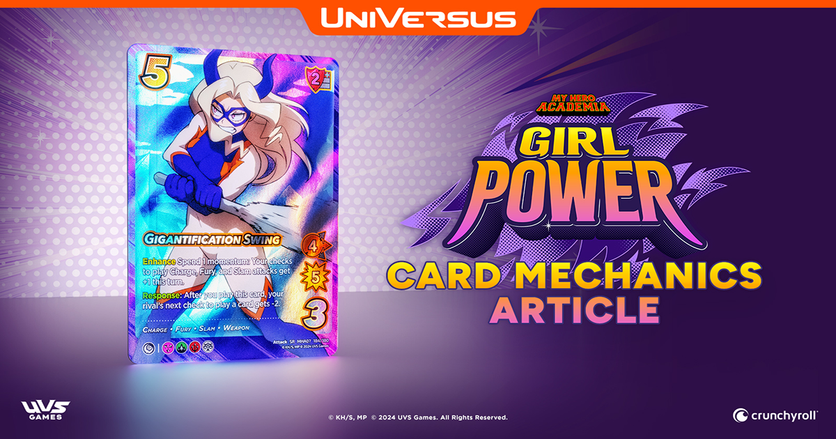 My Hero Academia: Girl Power Card Mechanics
