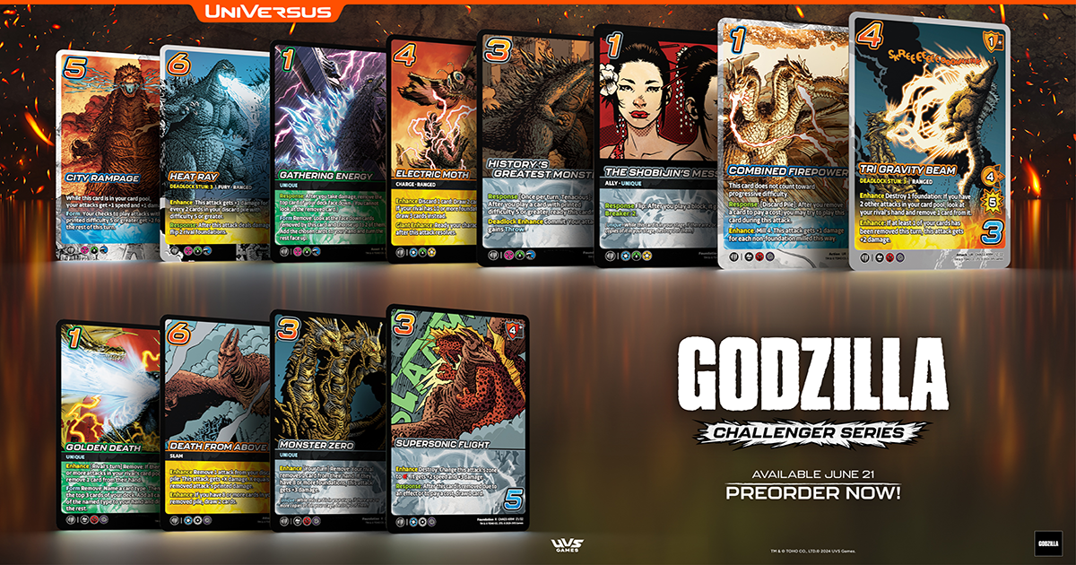 Godzilla Challenger Series Overview